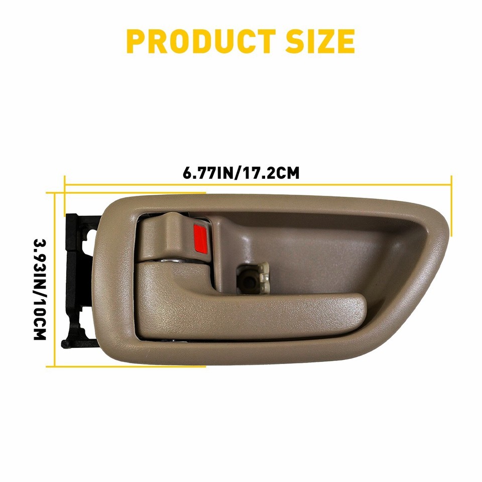 For Sequoia Toyota Inside Door Avalon Handle Trim Driver Beige Left ...