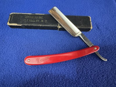 Vintage Red Imp 133 Straight Razor by Case USA with Box | eBay