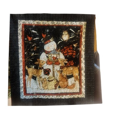Snowman Panel Quilt Kit By Bonnie Sullivan for Maywood Studio Flannel ...