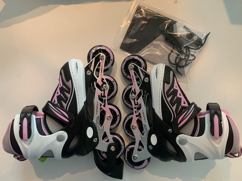 ZPM Sports Inline Roller Skates Size 13C-3Y, Pink and White, New in Box ...