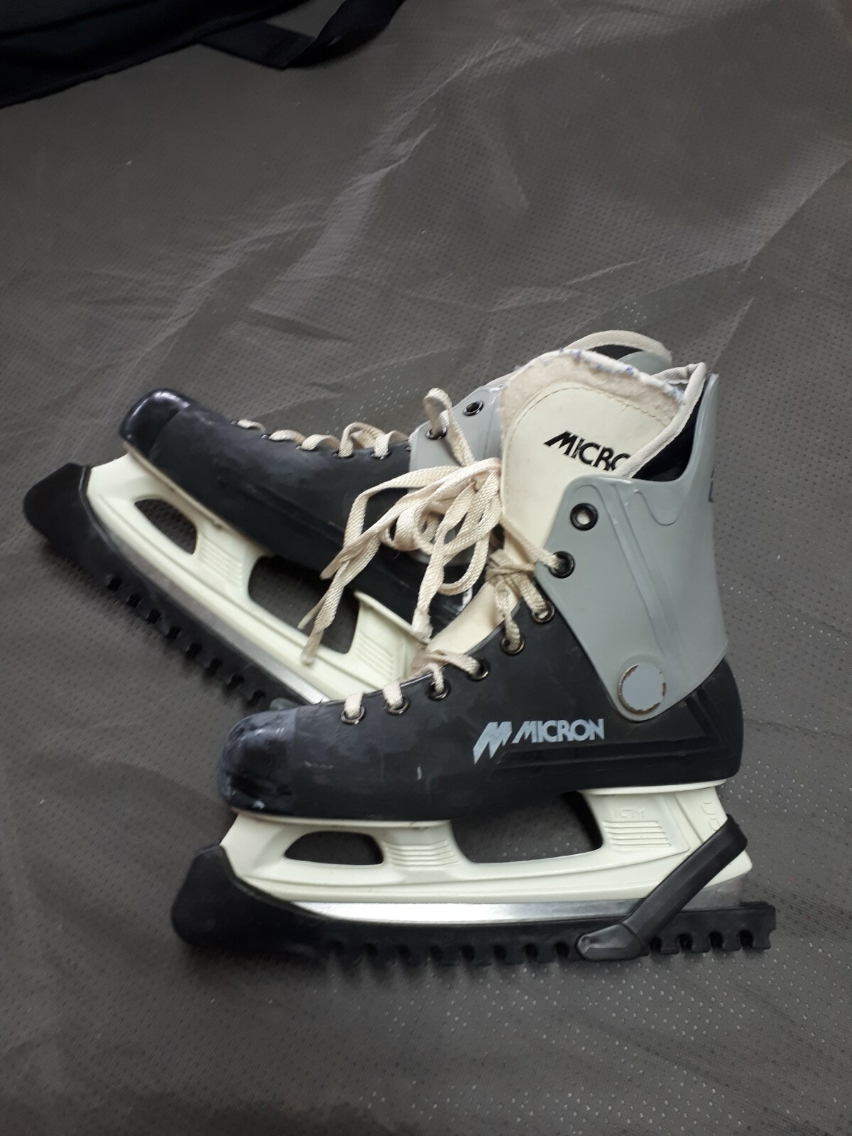 Vintage Micron Laser Hockey Skates Senior Canadian Size 6 used | eBay
