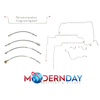67-70 Chevrolet C10 Brake Line Kit 2WD Long Bed Stainless Steel ...