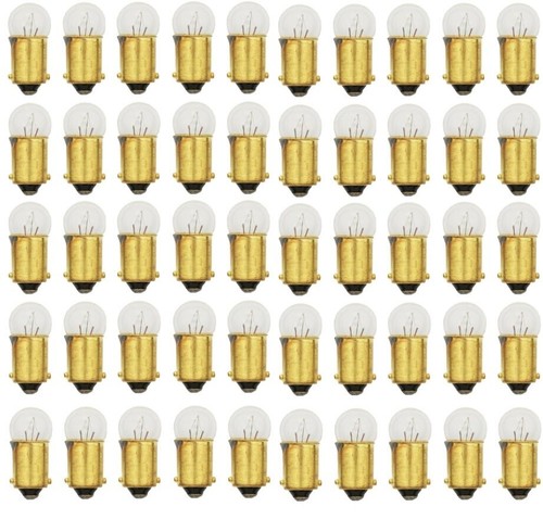 50x 53 Light Bulb Miniature Gauge Cluster Instrument Panel 12V G3-1/2 ...