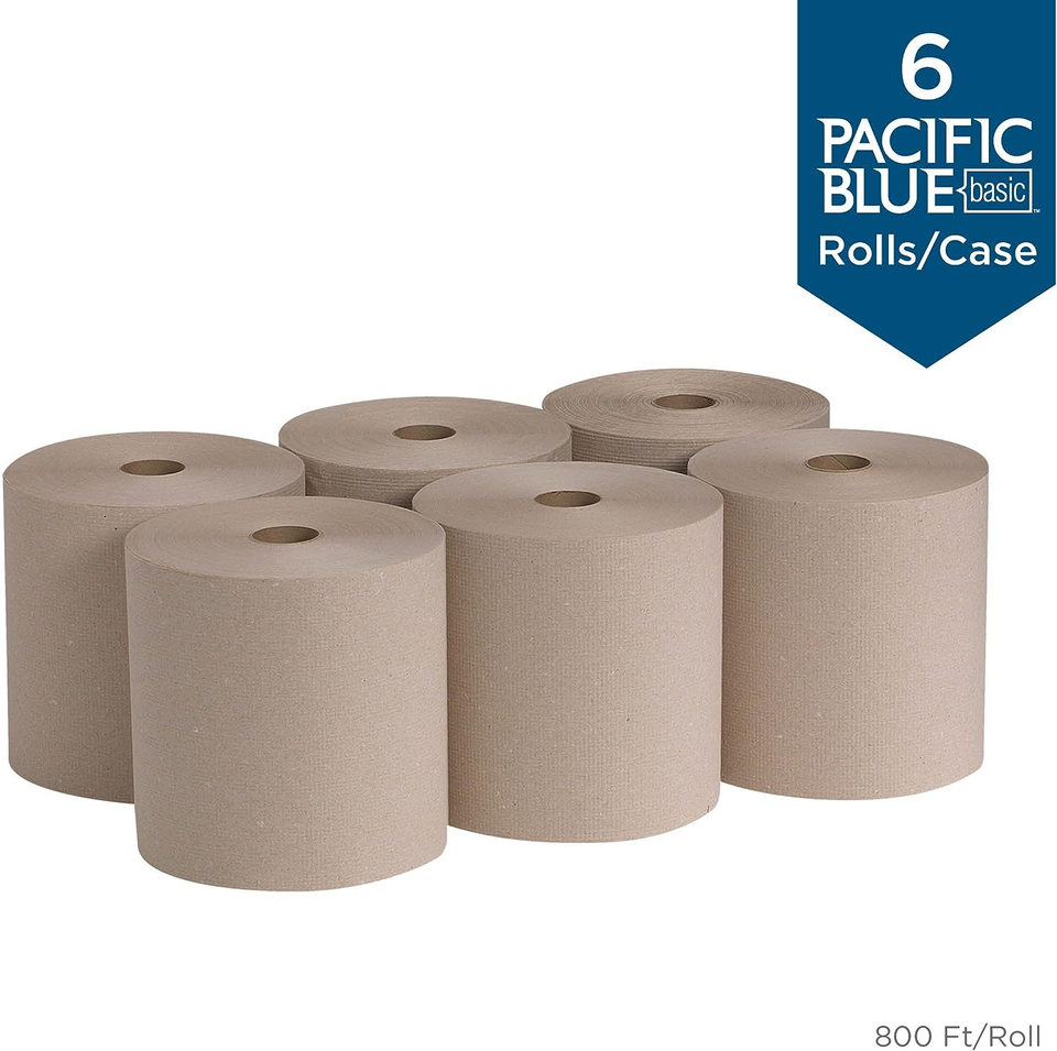 Georgia-Pacific Blue Basic Recycled Hardwound Paper Towel Rolls by GP ...