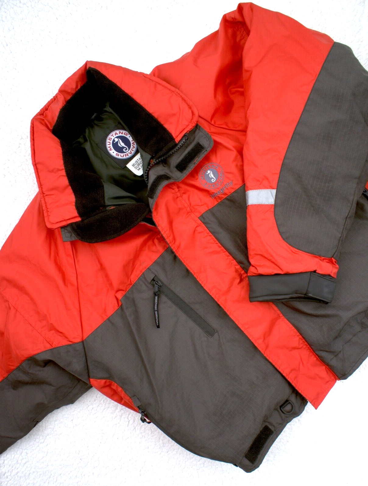 MUSTANG SURVIVAL INTEGRITY FLOTATION BOMBER JACKET MJ… - Gem