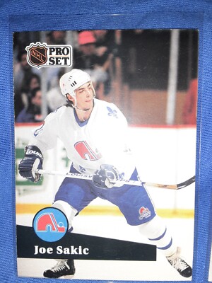 1991-92 Pro Set Hockey Joe Sakic #199 Quebec Nordiques FREE SHIPPING ...