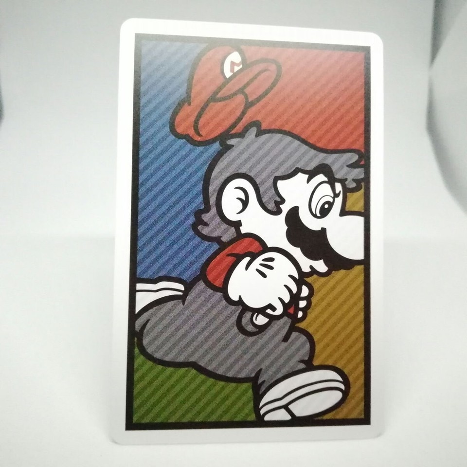 Q Princess Peach Dia SUPER Mario retro art playing CARD Game trump ...