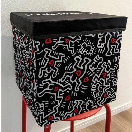 Keith Haring Storage Box Set of 3 100% Polyester Material Size approx ...