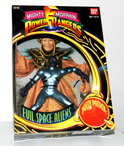 POWER RANGERS EVIL SPACE ALIENS PUDDY PATROL VINTAGE BANDAI NEW MMPR ...