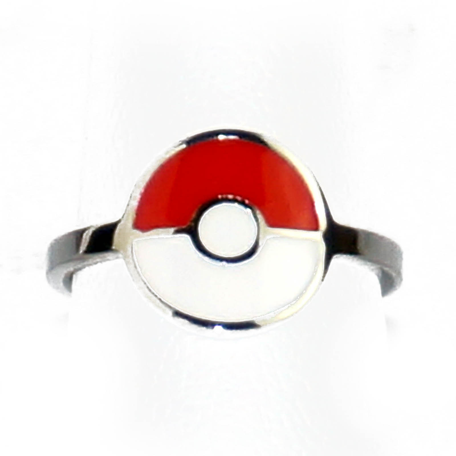 Authentic POKEMON Pokeball Stainless Steel Ring Size 8 NEW | eBay