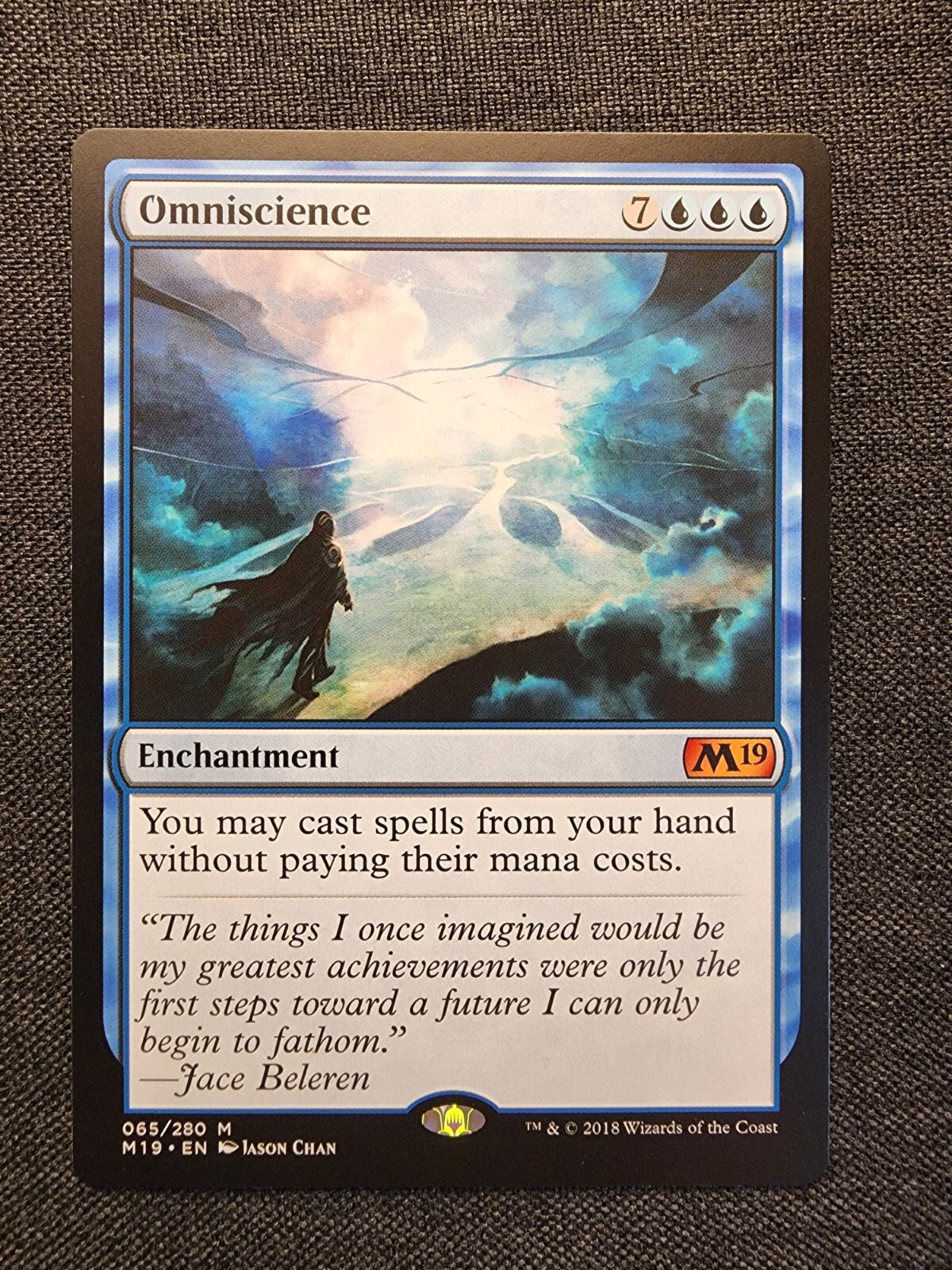MTG Omniscience M/NM Magic 2019 (M19) | eBay