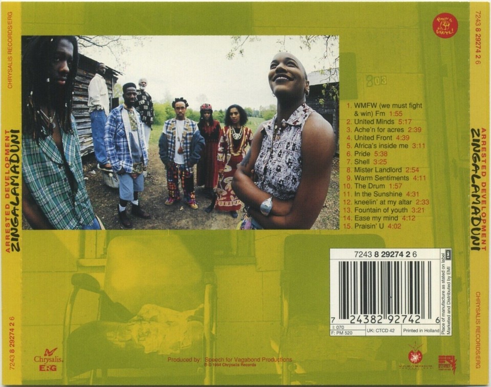 Arrested Development - Zingalamaduni - R & B Swing Hip Hop Rap CD | eBay