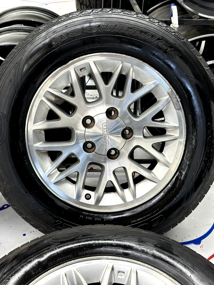 Wheels Rims Jeep Grand Cherokee 17" OEM Stock Original Used 9044 tires ...