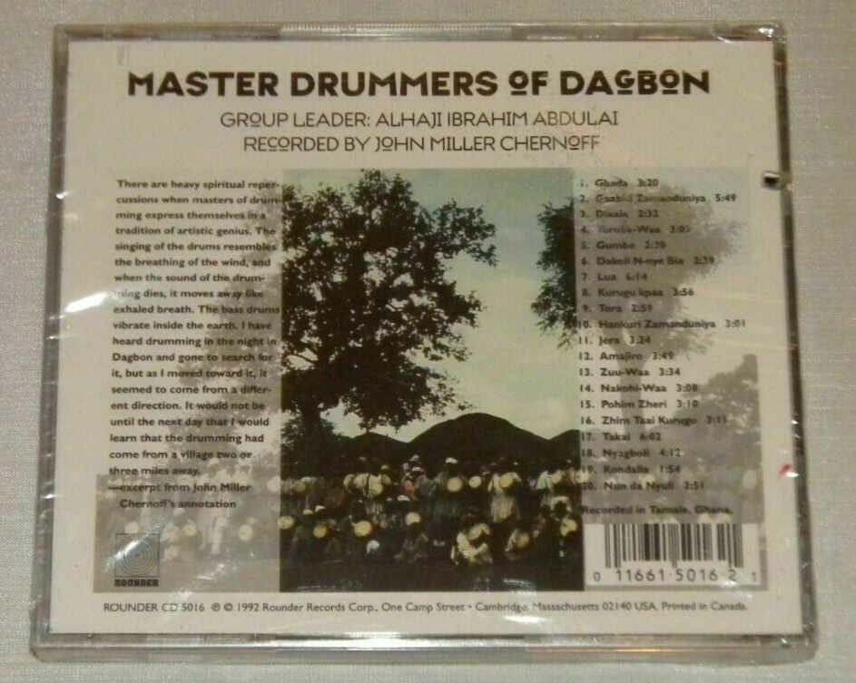 Master Drummers of Dagbon, Volume 1 - (1992 Rounder Records) - Used CD ...