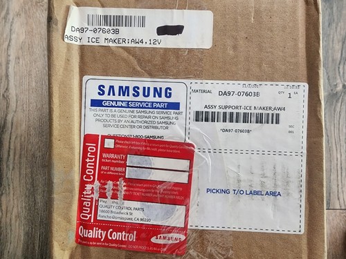 Genuine OEM Samsung Freezer Ice Maker DA97-07603B New 782247709785 ...