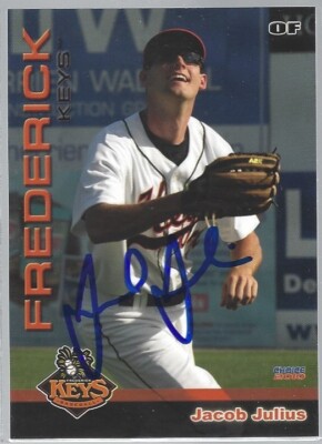 2010 Choice Frederick Keys #11 Jacob Julius IP autograph signed card | eBay