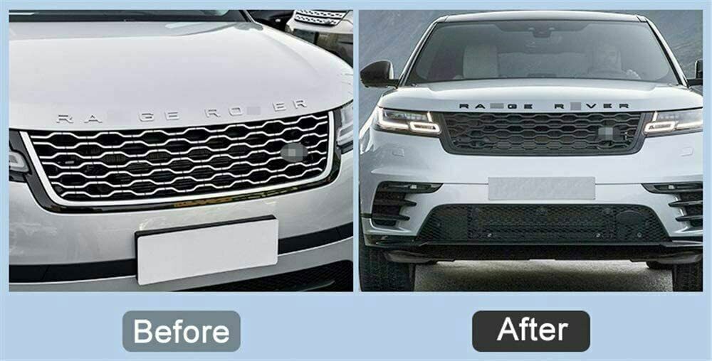 Fit for Land Rover Range Rover Velar 2018-2024 Front Grille Mesh Grill ...