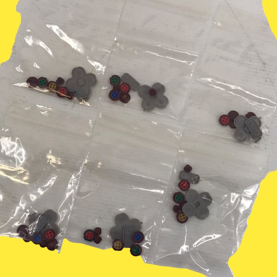 Lot of 6 sets - Nintendo NEW 2015 3DS XL Replacement Buttons Red/Gray ...