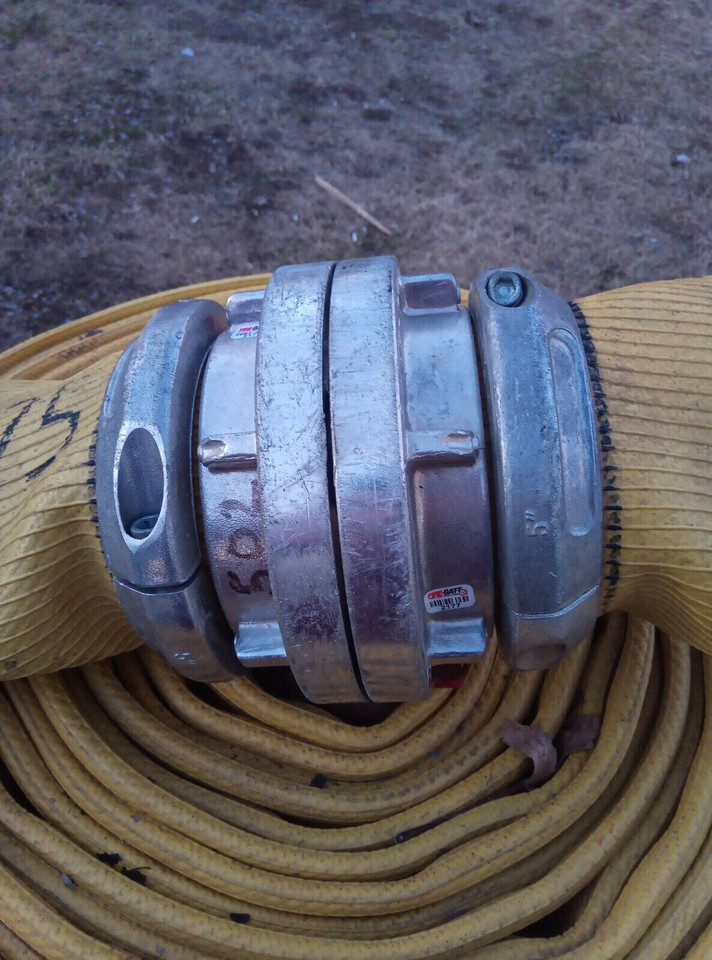 Angus 5" STORZ Style LOCKING HOSE END COUPLING COUPLER FOR 5" FIREHOSE | eBay