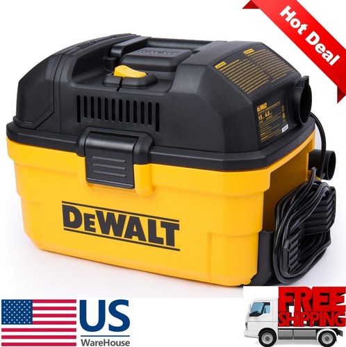 DEWALT DXV04T Portable 4 Gallon Wet Dry Vacuum | eBay