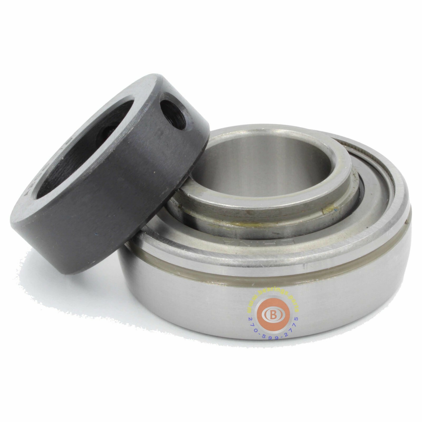 SA206-18D1, GRA102RRB 1-1/8" Insert Bearing with Locking Collar | eBay