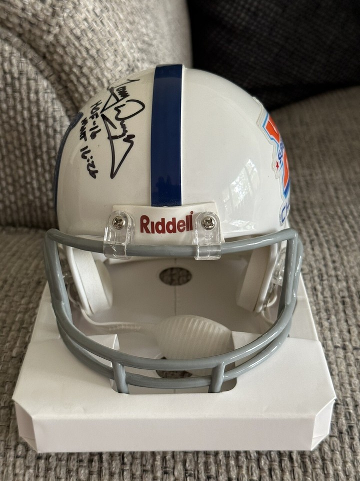 Tony Dungy Autographed Indianapolis Colts/SB XLI Mini Helmet W/ HOF ...