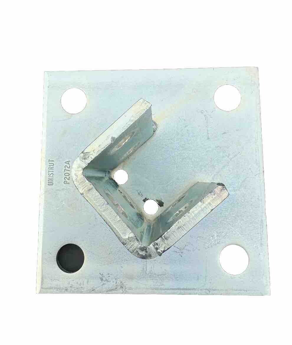 Unistrut Post Base P2072A 1 5/8” Unistrut Channel HD Galvanized | eBay