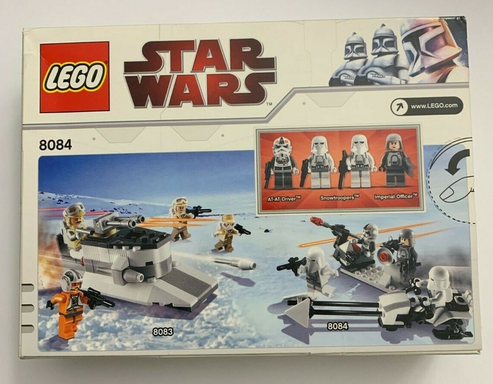 LEGO 8084 Star Wars Snowtrooper Battle Pack 74 pcs 2010 Sealed Brand ...
