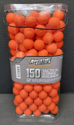 Adventure Force 150 Tactical Strike Rounds for use with most Nerf Rival ...