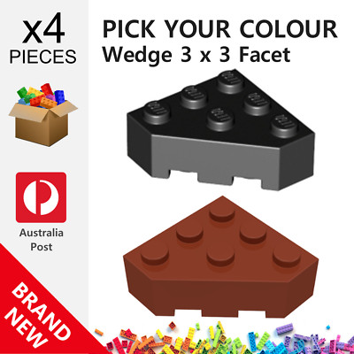 4x Genuine LEGO™ - Wedge 3 x 3 Facet - 30505 New Parts | eBay Australia
