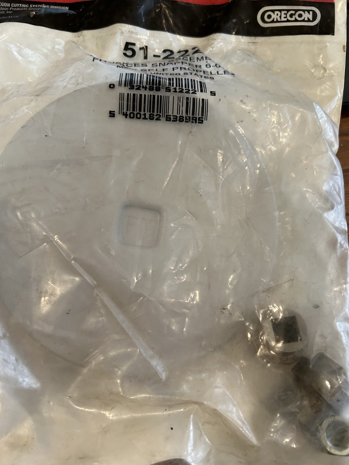 Oregon 51-222 Disk Drive Assembly Replaces Snapper 6-0710 61275 NEW ...