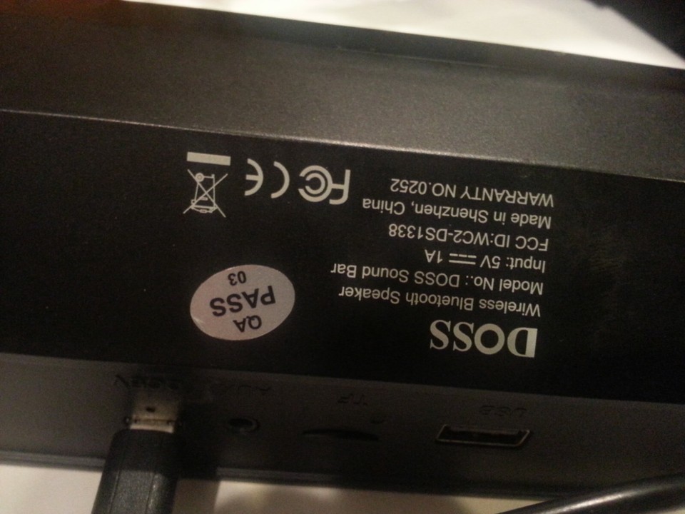 Computer Speakers, DOSS Sound bar with 16W Stereo Sound and Enhance ...