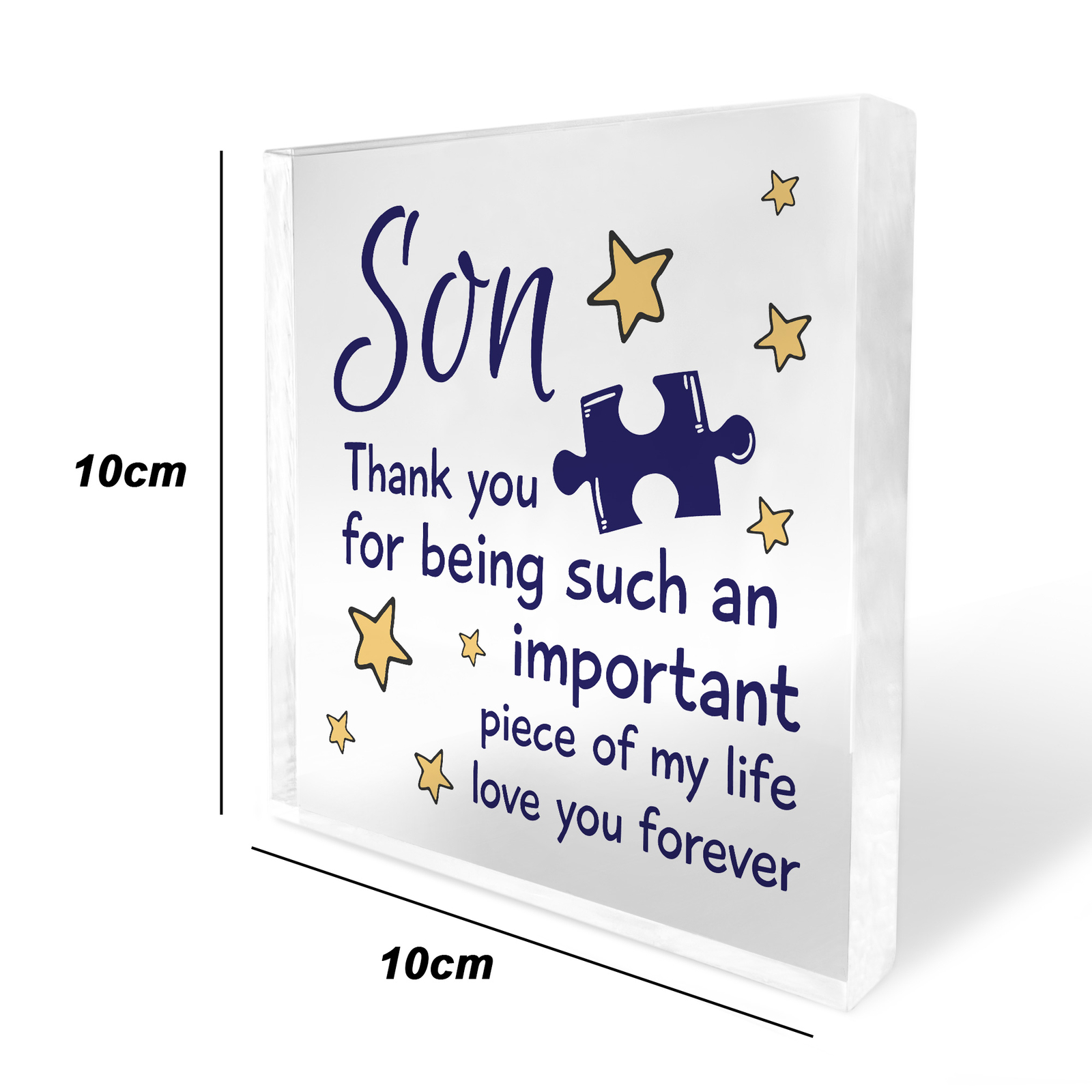 Gifts for Son Acrylic Block Son Birthday Gifts Idea Christmas Present ...
