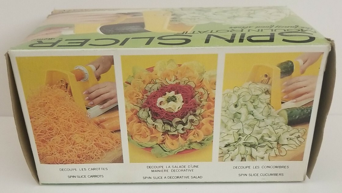 Vintage - Spin Slicer by Ronco (1976) Moulin Rotatif The Fancy Food ...