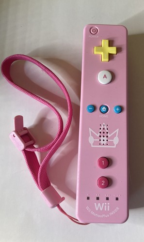 Official OEM Pink & White Princess Peach Nintendo Wii Remote w/ Motion ...