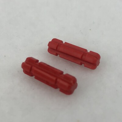 LEGO 32062 Red Technic, Axle 2L Notched (x2) | eBay