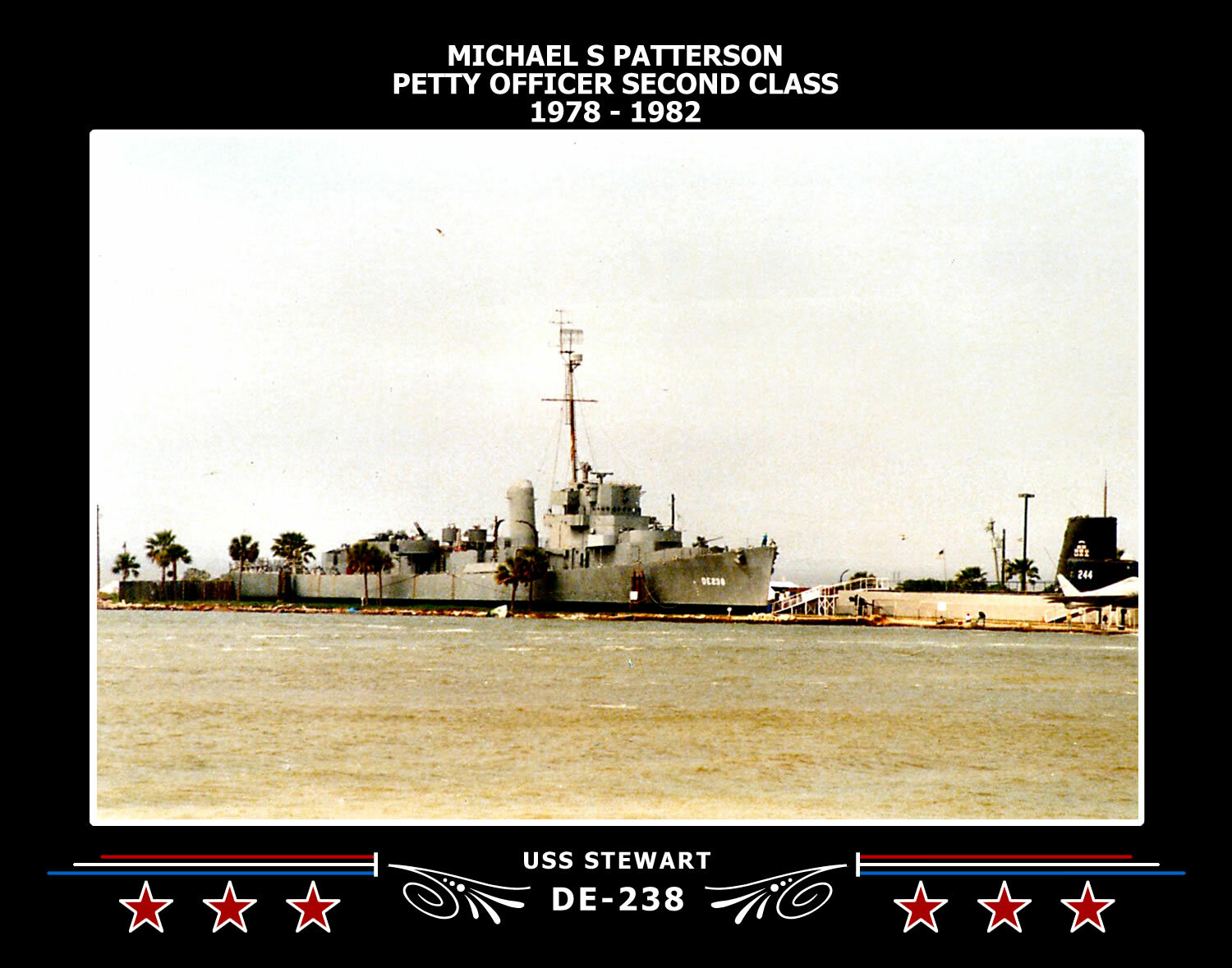 Navy Emporium USS Stewart DE-238 Canvas Photo Print 115DE238 | eBay