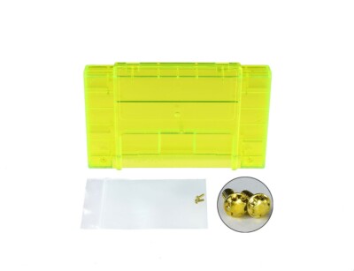 Super Nintendo [SNES] Extreme Green Game Cartridge Shell (Made in USA ...