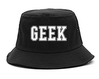 Kings Of NY Geek Printed Bucket Hat Dork Nerd Funny College | eBay
