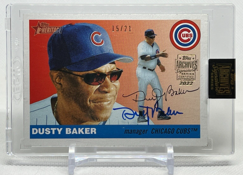 DUSTY BAKER 2022 Topps Archives Signature Series Auto /21 - 2004 ...