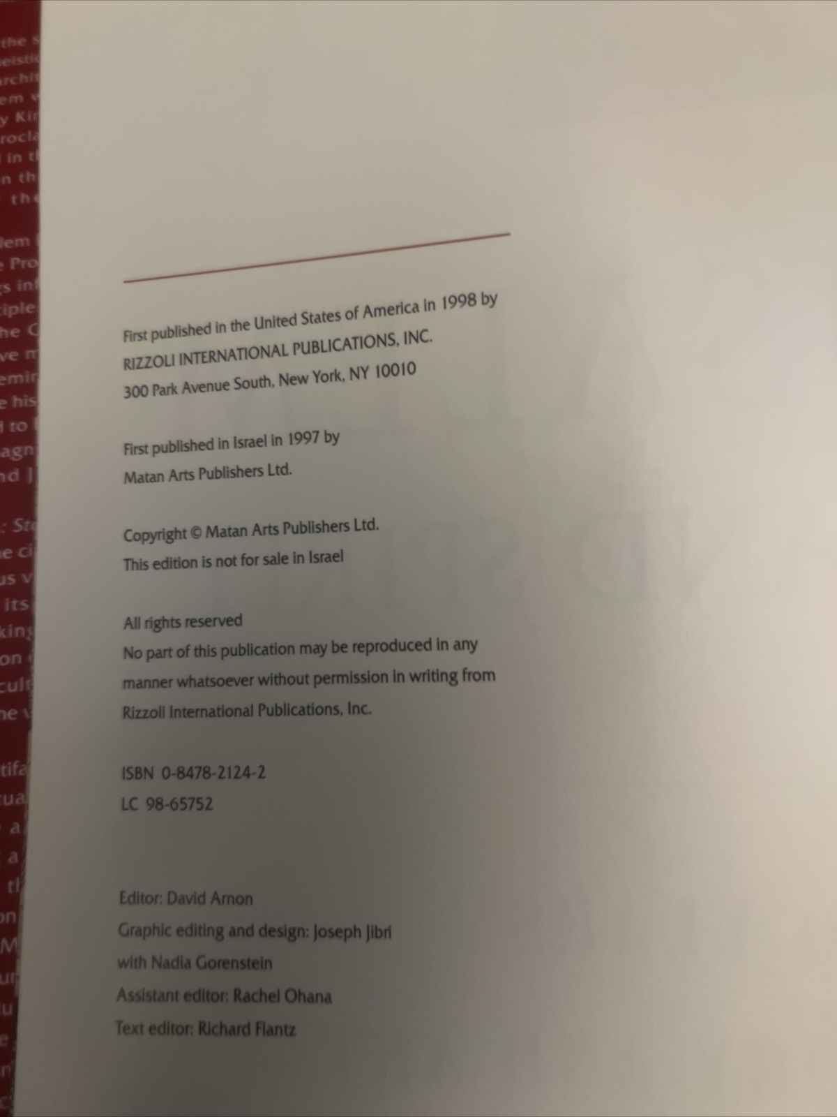 Jerusalem Stone and Spirit : 3000 Years of History and Art by Shalom ...