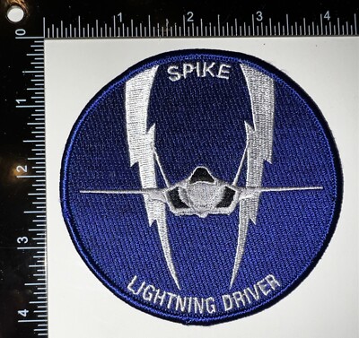 USAF F-35 JSF Spike Lightning Driver 62nd Fighter Squadron Patch | eBay
