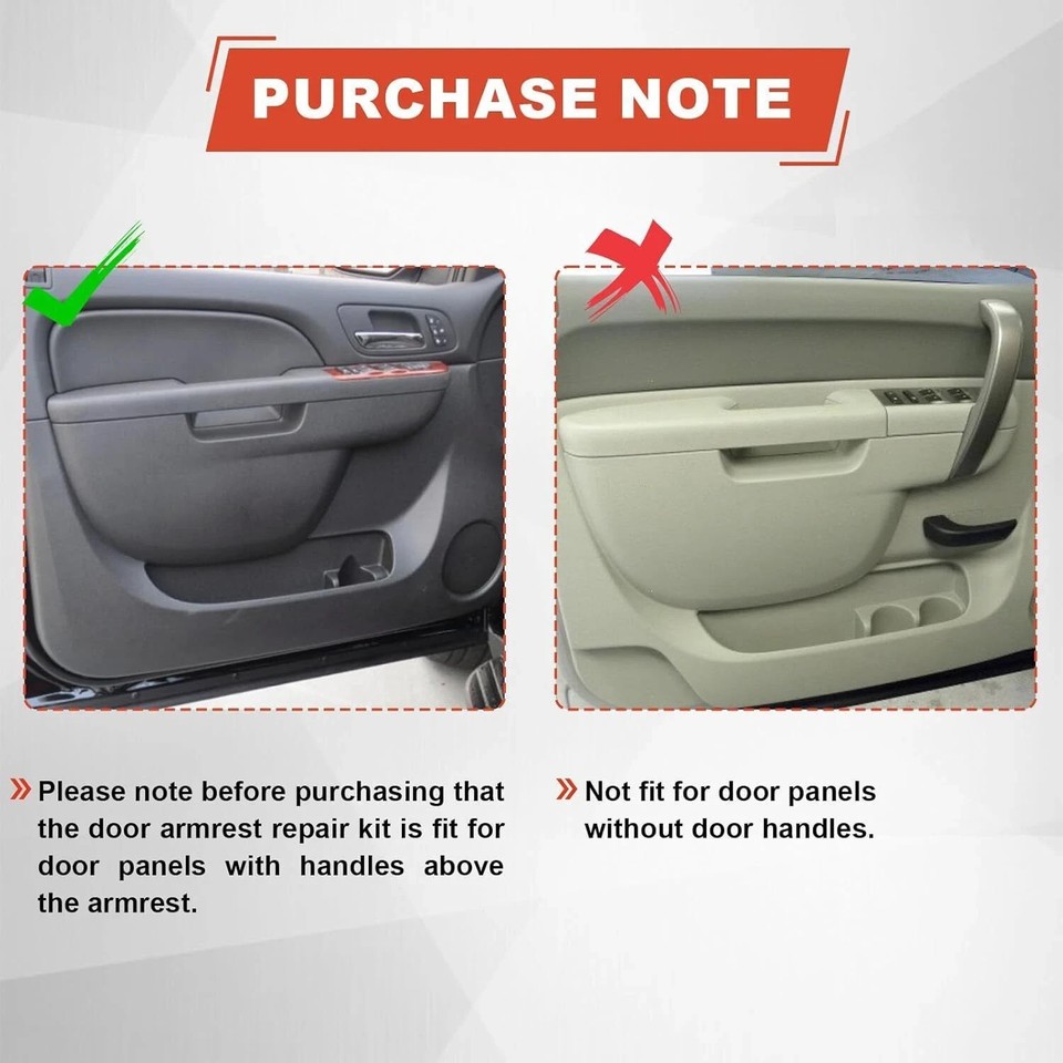 Driver Left Door Panel Handle Armrest Repair For 10-14 Chevy GMC Tahoe ...