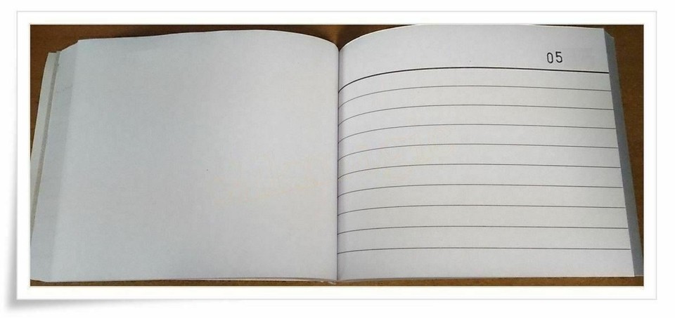 5 x Duplicate Book Half Size Receipt Invoice Pad Carbonless 1-80 ...