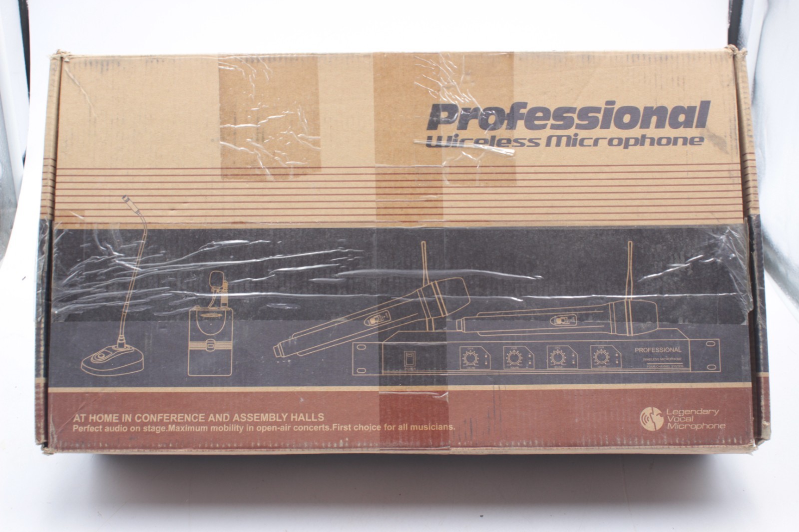 GTD Audio G-232L Professional Four Channel Lavalier + Headset Wireless ...