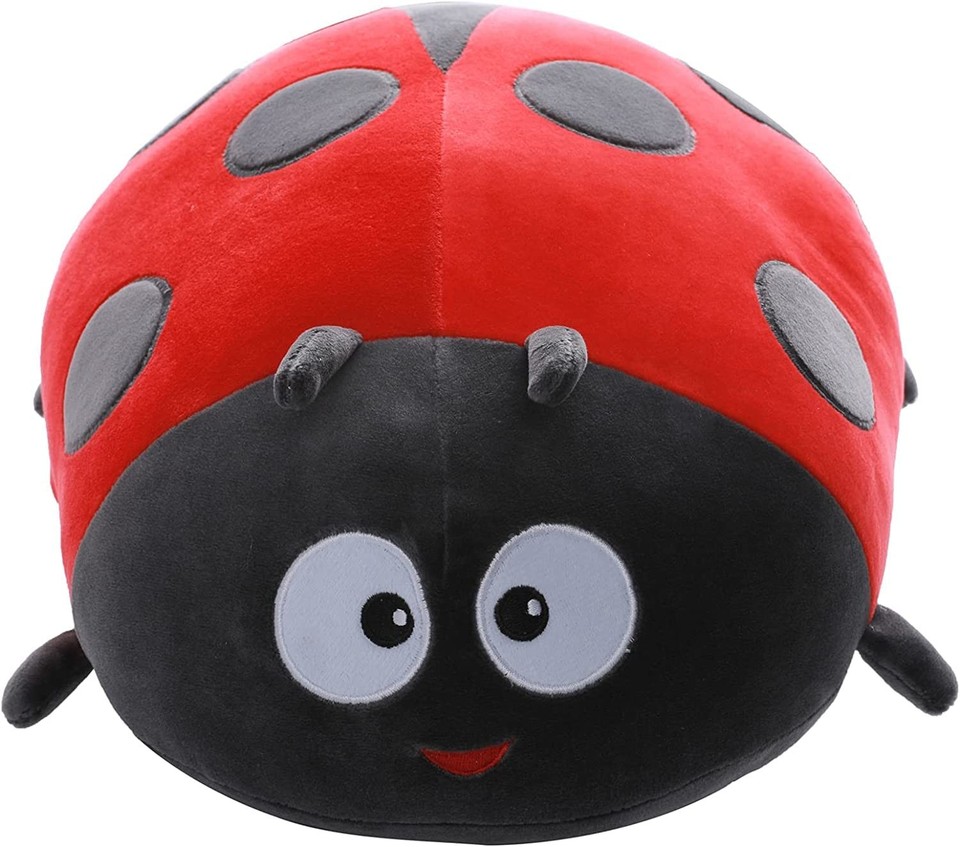 15.7 Inch Ladybird Plush Pillow Beetle Plushies Pillow Soft Insect ...