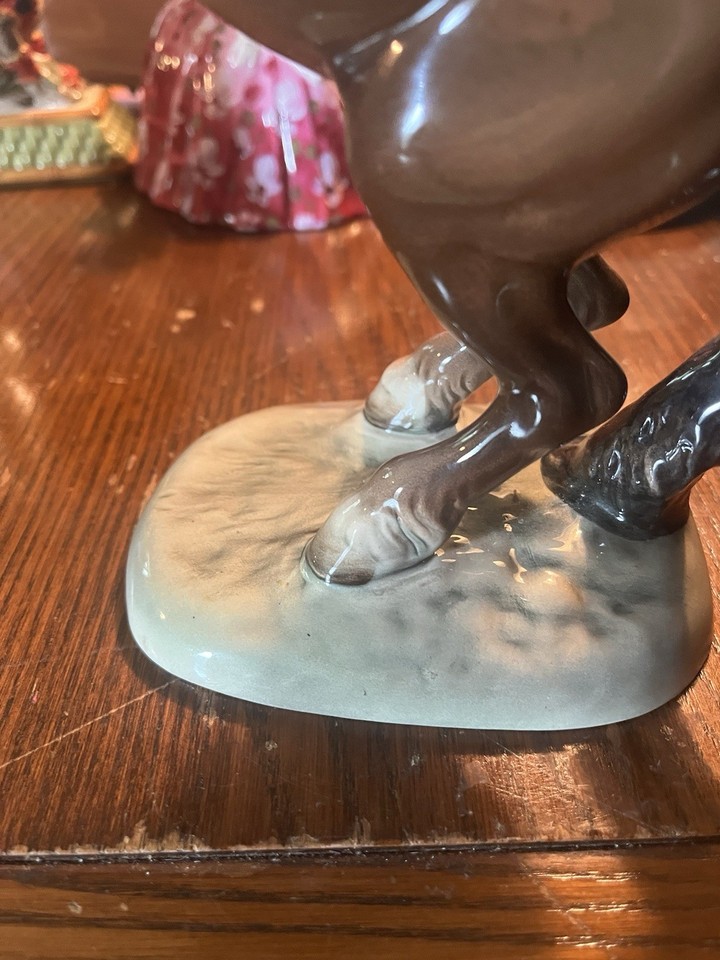 Beswick 10.25" Ceramic Welsh Cob (Rearing) Figurine #1014 | eBay