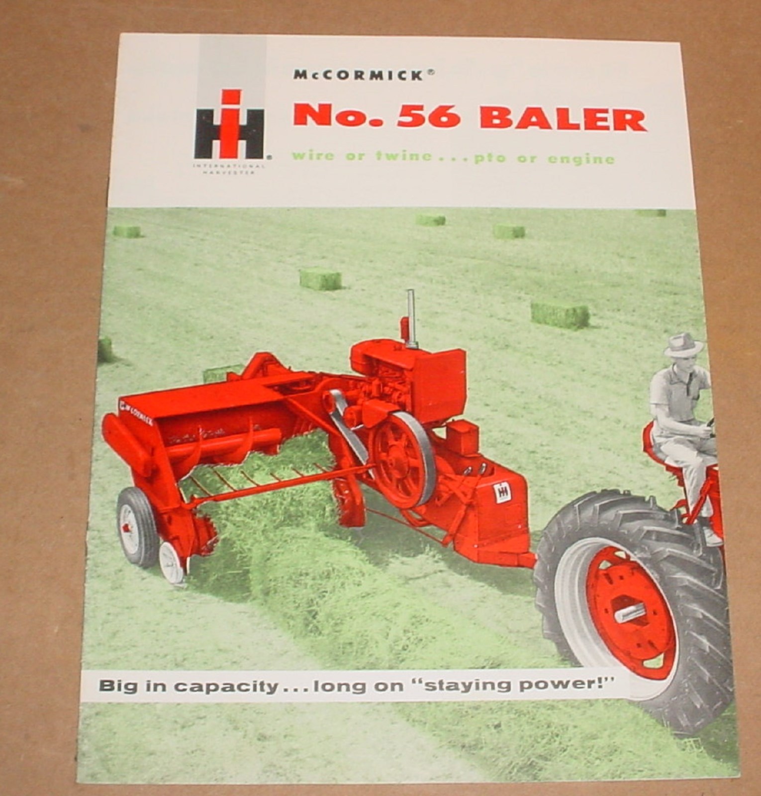 Old International Harvester McCormick No 56 Baler Brochure | eBay
