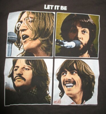 AAA AlStyle Label - BEATLES Paul John George Ringo LET IT BE (LG) T ...