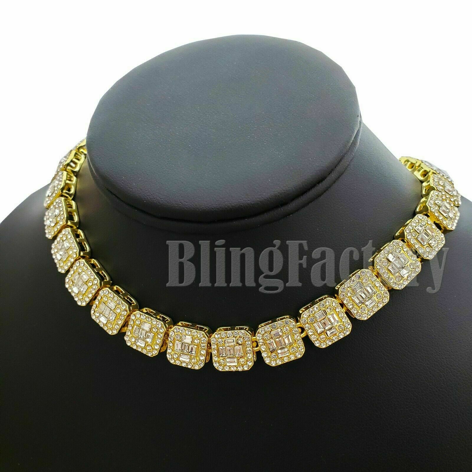 Hip Hop Gold Plated Meek Mill 18ST Pendant & 18" 20" Iced Choker Chain ...